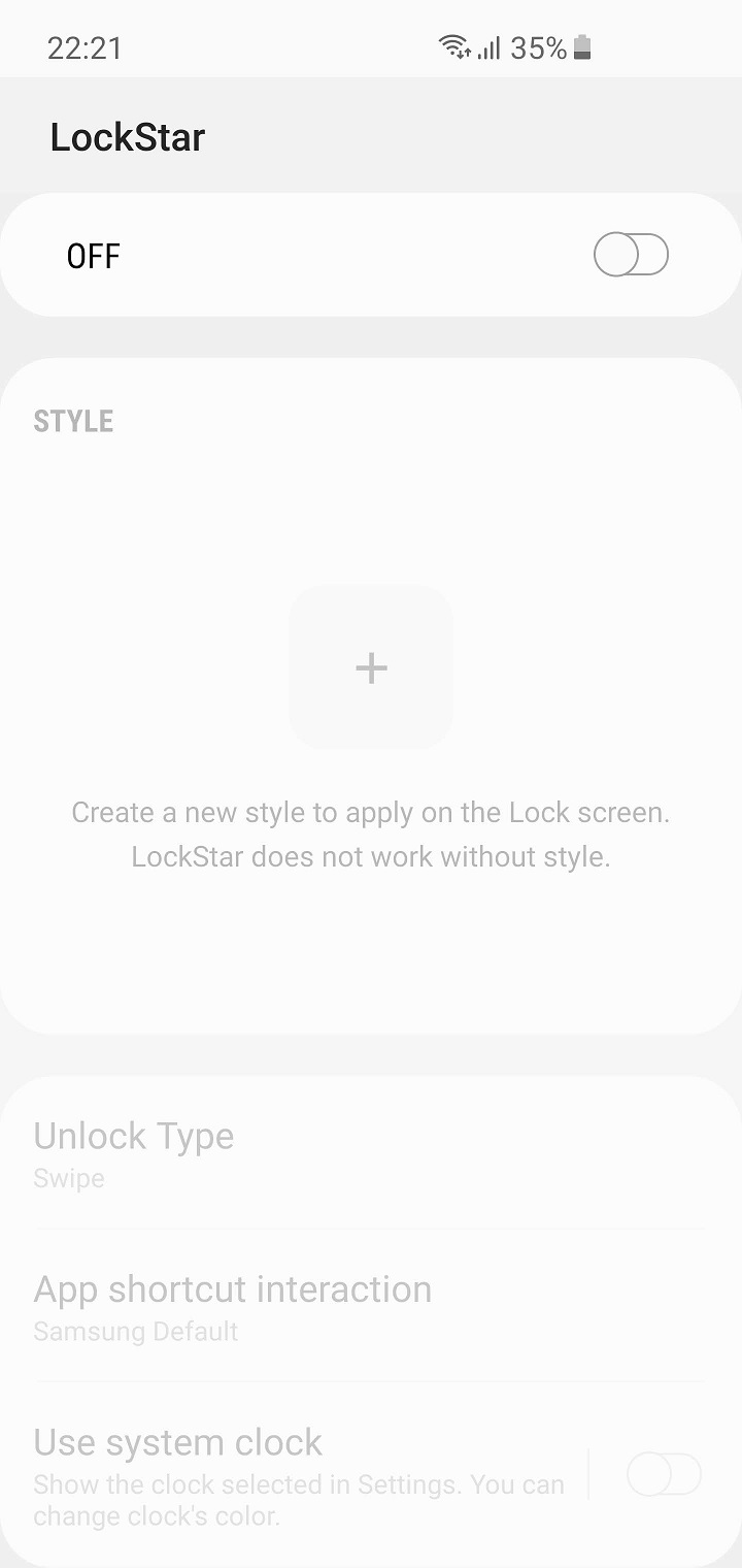 【Galaxy】LockStarでロック画面を時計やアイコンの位置を自由自在にカスタマイズ