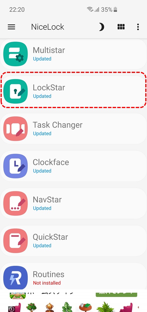 【Galaxy】LockStarでロック画面を時計やアイコンの位置を自由自在にカスタマイズ